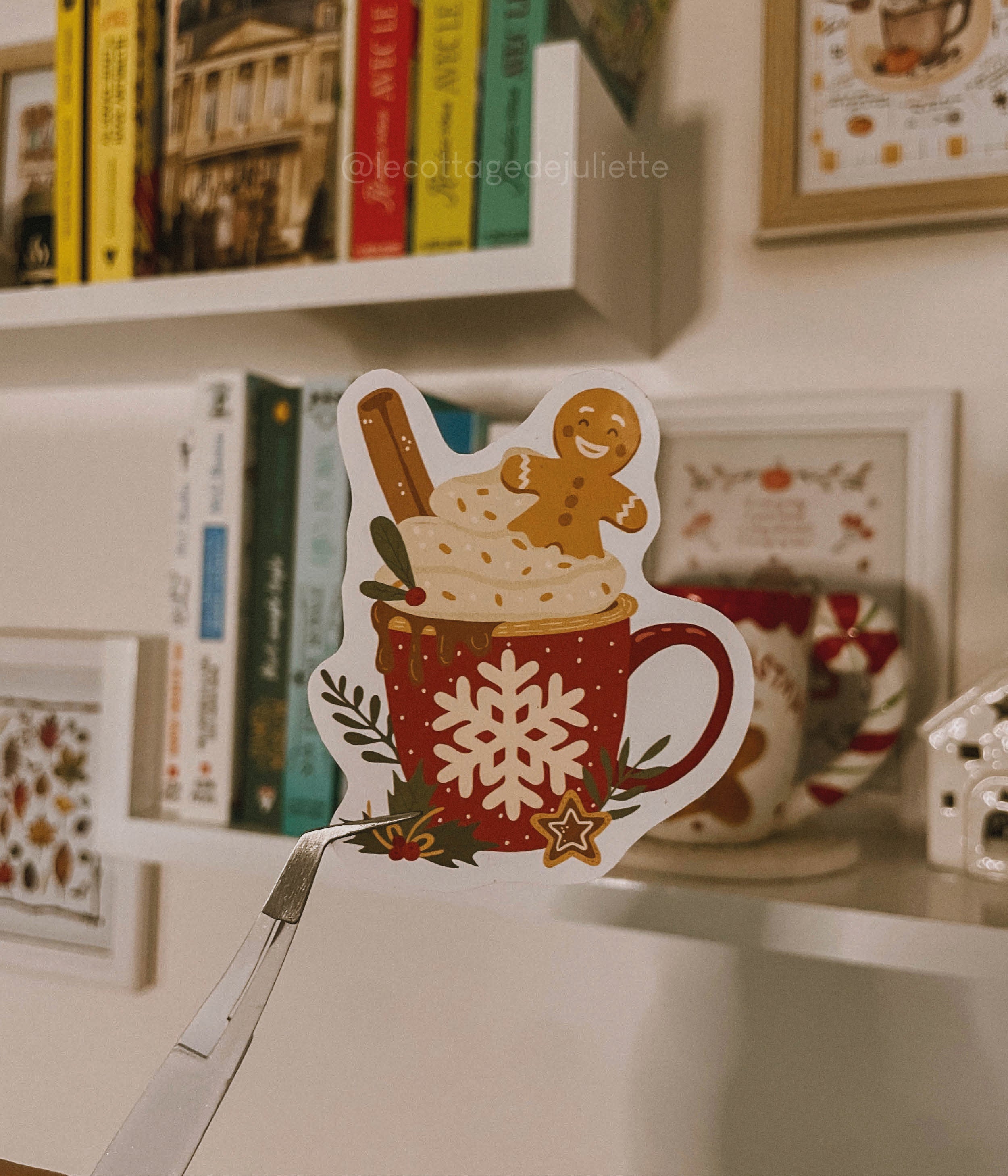 Sticker "Le chocolat chaud" – Le cottage de Juliette