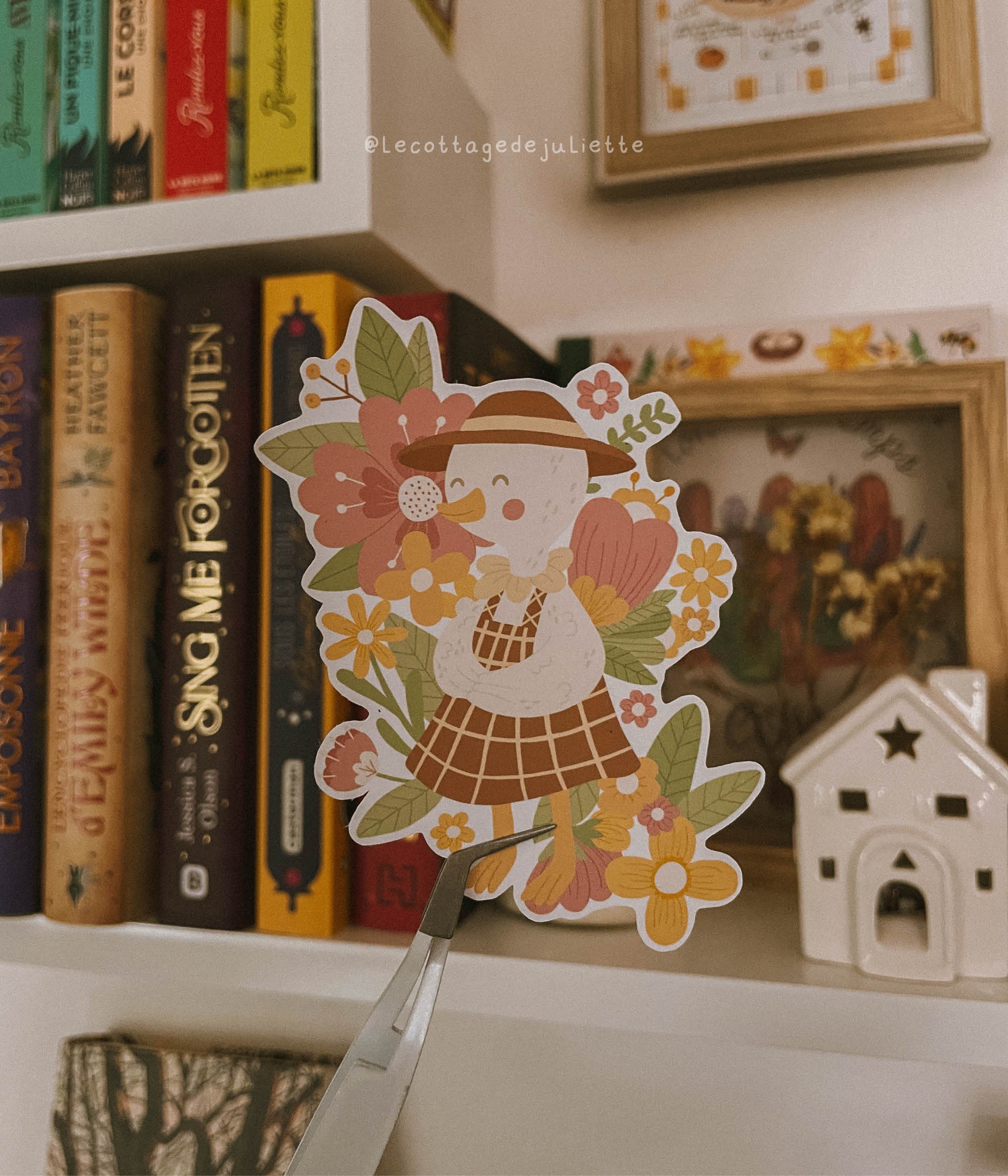 Sticker "Goose flowers" – Le cottage de Juliette